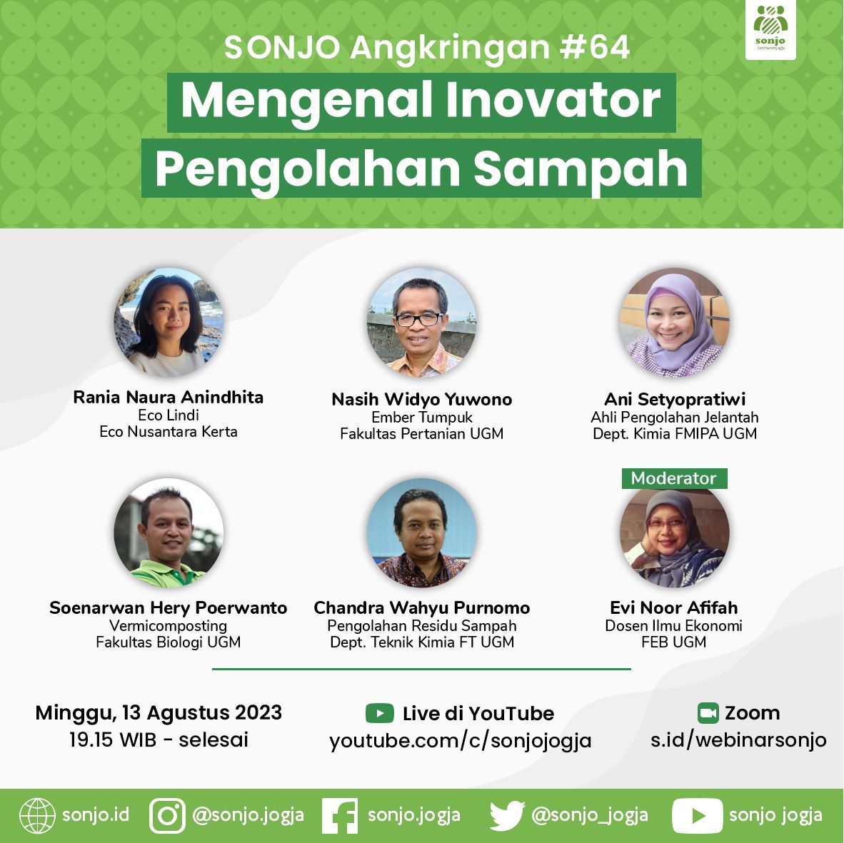 SONJO Angkringan #64: Mengenal Inovator Pengolahan Sampah